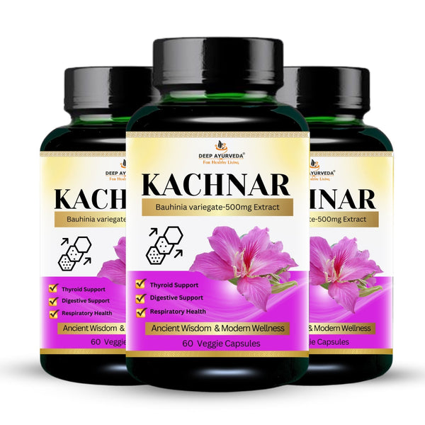 Kachnar 10:1 Extract Based 500mg | Pacifies Kapha & Pitta Doshas-60Cap ...